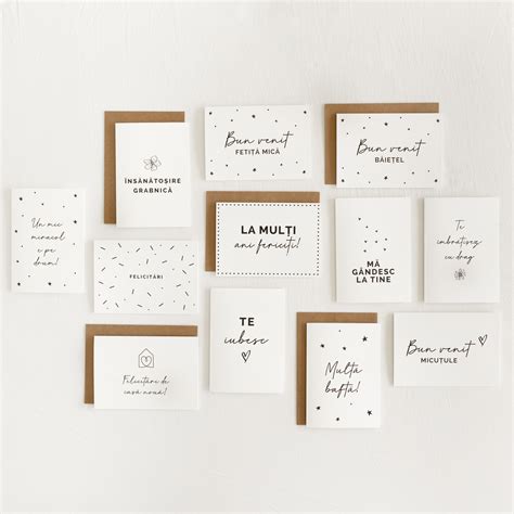 Комплект картички за рожден ден детски А6 12 бр Emag Bg