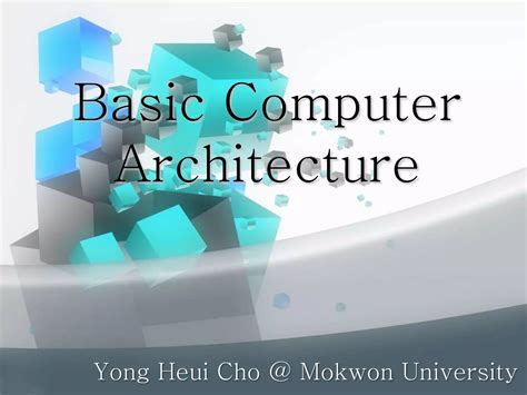 Basic Computer Architecture Pptx