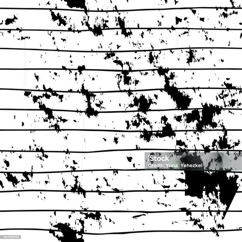 고르지 않은 스트립과 그랜지 텍스처는 흰색 배경에 검은색으로 표시됩니다 0명에 대한 스톡 벡터 아트 및 기타 이미지 0명
