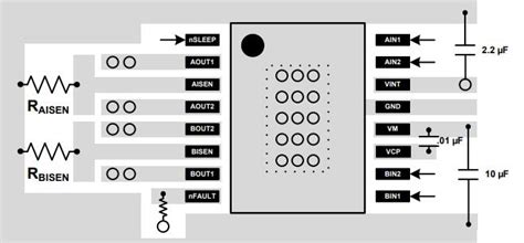 DRV8833 Motor Driver Pinout Datasheet Equivalent 45 OFF
