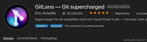 Vs Code 查看git 提交历史记录和代码作者 插件vscode查看git提交人 Csdn博客