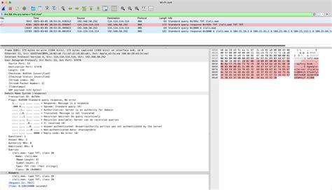 关于 Dns 的原理，这里不在做说明，你只需要知道他是 53 Udp 端口即可，以及 Wireshark 走的协议是什么样的。 详解