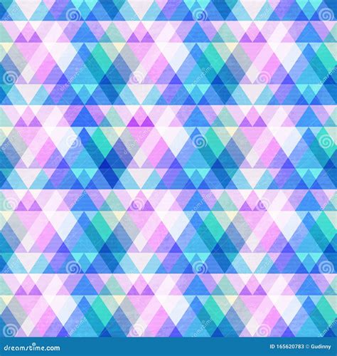 Pastel Color Triangle Pattern Stock Vector Illustration Of Light
