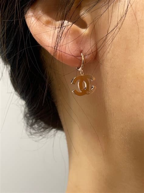 레플리카 14k 샤넬 레플리카 St 로고 장식 귀걸이 명품레플리카 귀금속 주얼리