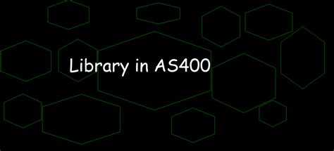 Library In As400 As400 And Sql Tricks