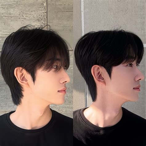 요닝 도규 [ 남자머리 세미리프컷 쉐도우펌 시스루댄디컷 리프컷 ] 다가오는 연말에도 세미리프컷 긴듯 깔끔한 라인의 길이와 자연스러운 볼륨감과 결감이 예쁜 스타일입니다🙌