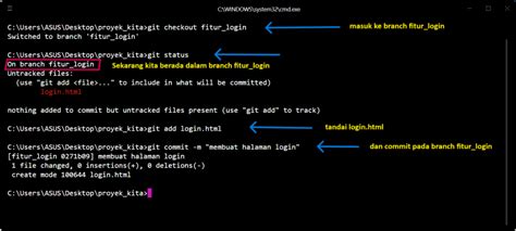 Tutorial Git 7 Membuat Cabang Atau Branch Pada Git