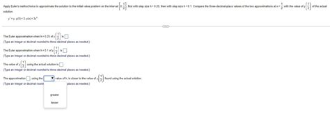 Solved Solution Y′yy03yx3ex The Euler