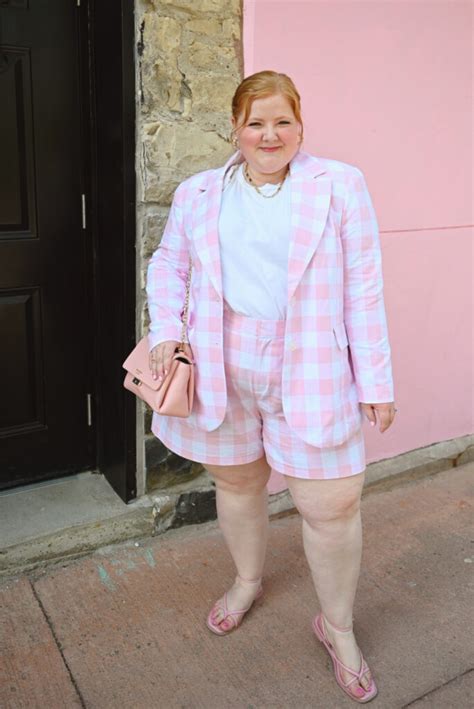 The Pink Plus Size Suit Edit With Wonder And Whimsy
