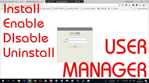 Langkah Mudah Install User Manager Di Mikrotik Tkjpedia