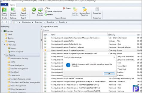 Easily Add ConfigMgr Reports As Favorites