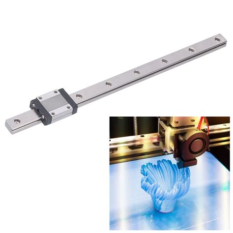 Tbest Linear Slider MGN C Linear Rail Guide Bearing Steel Linear Sliding Rail For D Printers