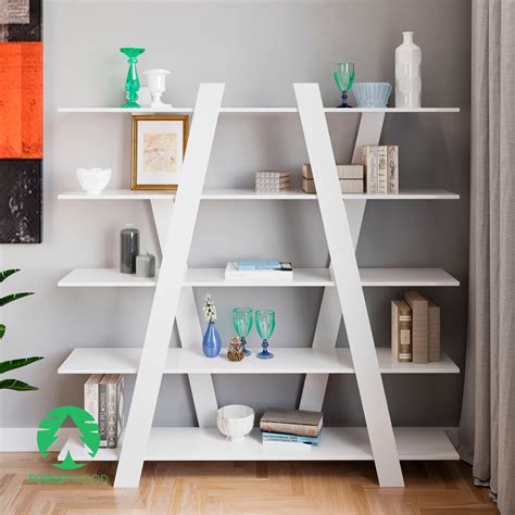 Стелаж для будинку на 5 полиць офісний стелаж з ДСП продаж ціна у Києві Книжкові шафи й