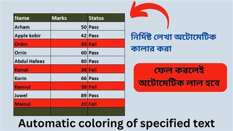 text and cell color highlights based on text condition excel conditional formatting