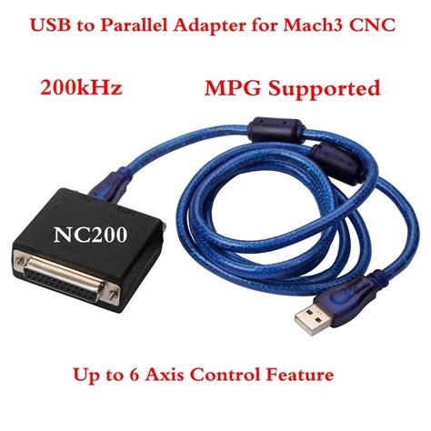 NC KHz LPT Parallel To USB Adapter For Mach CNC Control