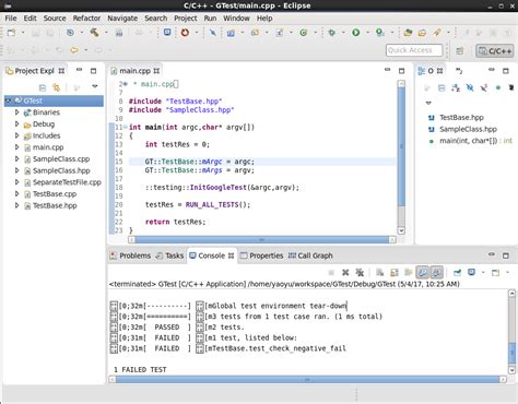 C Coding Unit Test With Google Test Yaoyu Hus Personal Site