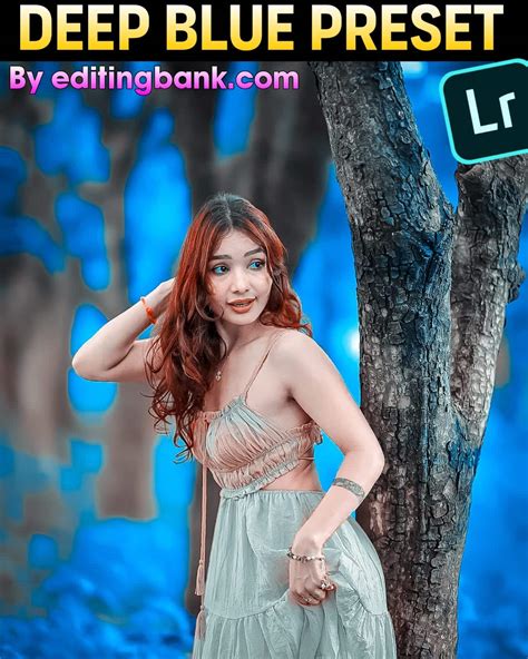 Deep Blue Lightroom Presets One Click Photo Edit Editing Bank
