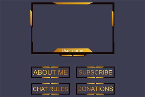 Live Gaming Overlay Panel Graphic By Pexelpy Creative Fabrica