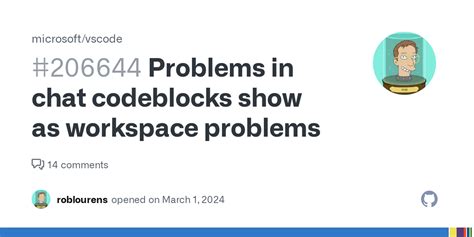 Problems In Chat Codeblocks Show As Workspace Problems Issue Microsoft Vscode GitHub