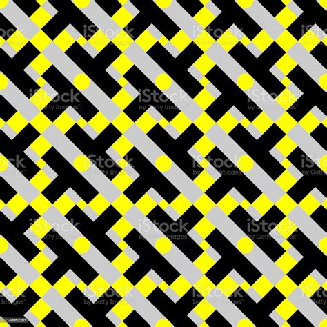 골든 추상 기하학적 완벽 한 패턴입니다 유행 기하학적 패턴과 골드 컬러 벡터 일러스트 레이 션과 다채로운 인기 패션 섬유 포장 0명에 대한 스톡 벡터 아트 및 기타 이미지