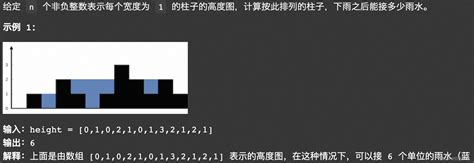 Leetcode接雨水问题分析and精讲接雨水算法题 Csdn博客