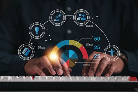차트 파이 차트 막대 다이어그램 그래프 진행률 보고서 데이터 정보 팀 확인을 위해 입력합니다 Medef에 대한 스톡 사진 및 기타 이미지 Istock