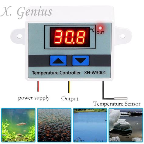 220v Digital Led Temperature Controller 10a Thermostat Control Switch Probe Shopee Philippines