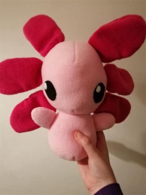 Cute Chibi Axolotl Plush Made To Order Etsy