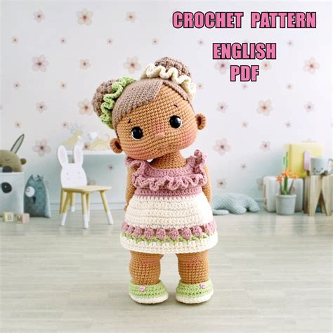 Сrochet Pattern In English Liza Doll Etsy