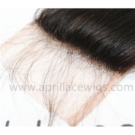 Brazilian Virgin Straight Natural Color Human Hair Lace Closure