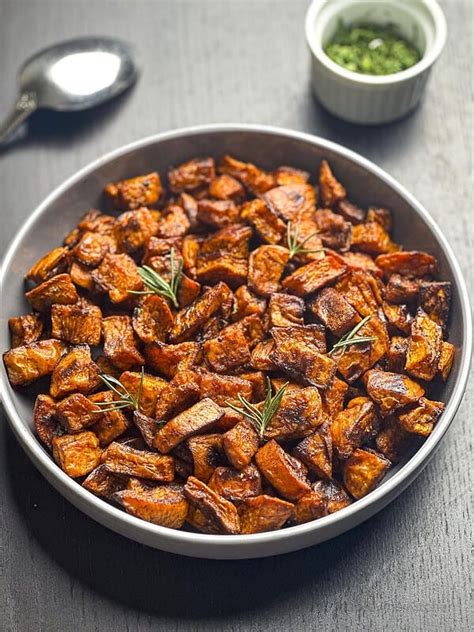 Crispy Roasted Sweet Potatoes With Fall Spices