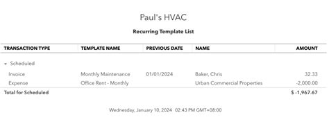 How To Create Recurring Transactions In Quickbooks Online