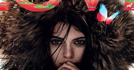 Kendall Jenner Topless Love Magazine Cover Kardashian