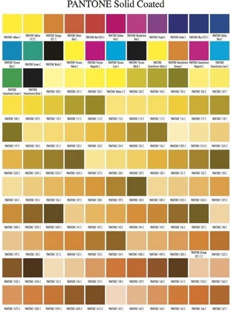 Pantone Solid Coated Chart For Gold Pantone Violet Pantone 286