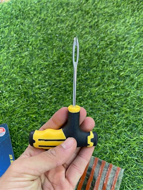 ปะยางตัวหนอน ชุดเข็มไหมปะ ซ่อมยางรถยนต์ Tire Repair Tool Set ชุดซ่อมยางรถยนต์ สินค้าในไทย