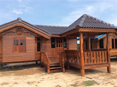 🍄บ้านไม้ทรงไทยปร ร้านไทยประยุกต์ น็อคดาวน์โฮม 081 8715979