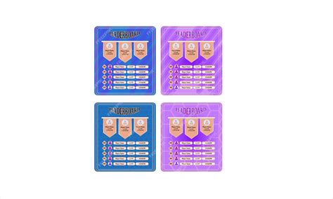 Premium Vector Leaderboard Interface Game Interface Game Element Leaderboard With Abstract Bac