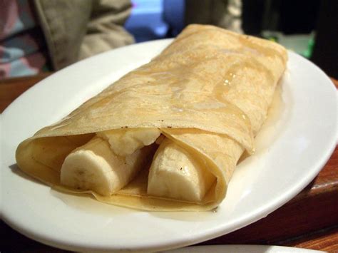 Banana Ricotta And Honey Crepe Aix Creperie Banana Ric… Flickr