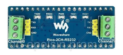 2 канальний Rs232 модуль Sp3232een Transceiver для Raspberry Pi Pico Uart Rs232 Waveshare