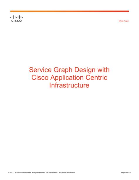 Cisco Aci Service Graph White Paper Free Printable Paper
