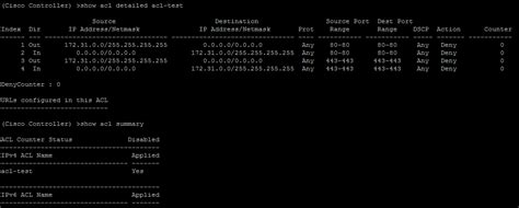 cisco ap 2802i and acls cisco community