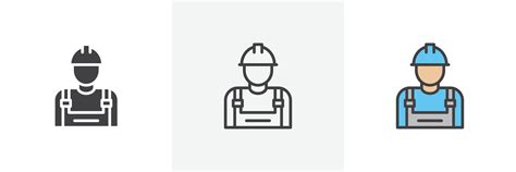 Engineer Icon Set Stock Set On White Backgound Eps 10 48754035 Vector