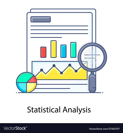 Statistical Analysis Royalty Free Vector Image