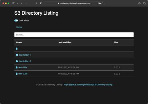List Your S3 Bucket Objects Easily With S3 Directory Listing