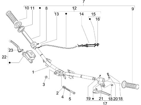 piaggio typhoon 50 uk chassis number prefix zapc29000 2006 2015 handlebars master cil