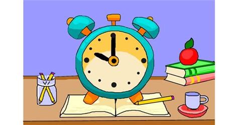 Drawing Of Alarm Clock By Vulpix Drawize Gallery