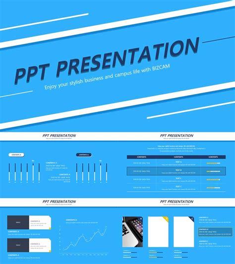 시원한 블루 무료 피피티 템플릿 컬러와 사선 포인트 Ppt Bizcam 시원한 블루 무료 피피티 템플릿 컬러와 사선 포인트 Ppt Bizcam