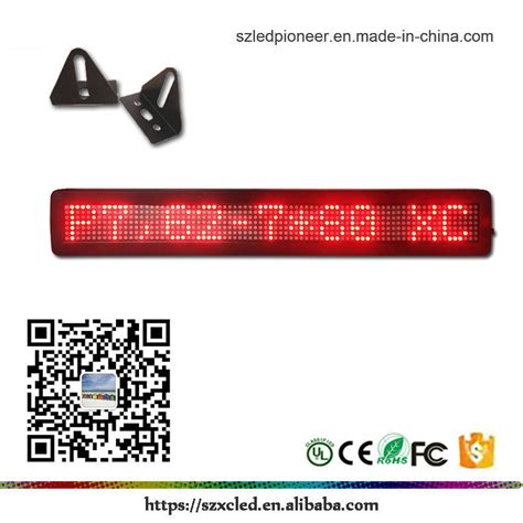 Mono Red Scrolling Message Display Ticker Acrylic Led Sign Led Module