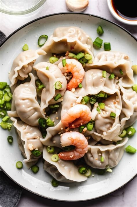 Beijing Style Pork Shrimp Jiaozi Chinese Dumplings Recipe Forktionary