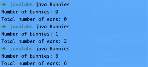 Solved Task 1 Write A Program Called Bunniesjava To Compute